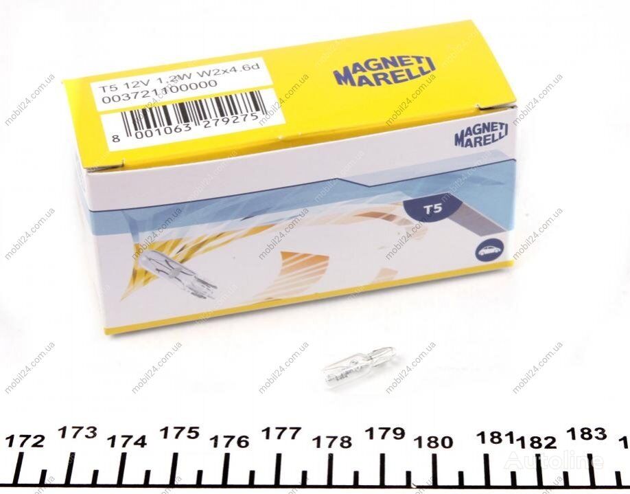 MAGNETI MARELLI Lampa rozzharyuvannya T5 12V 1,2W W2x4,6d (vir-vo ...